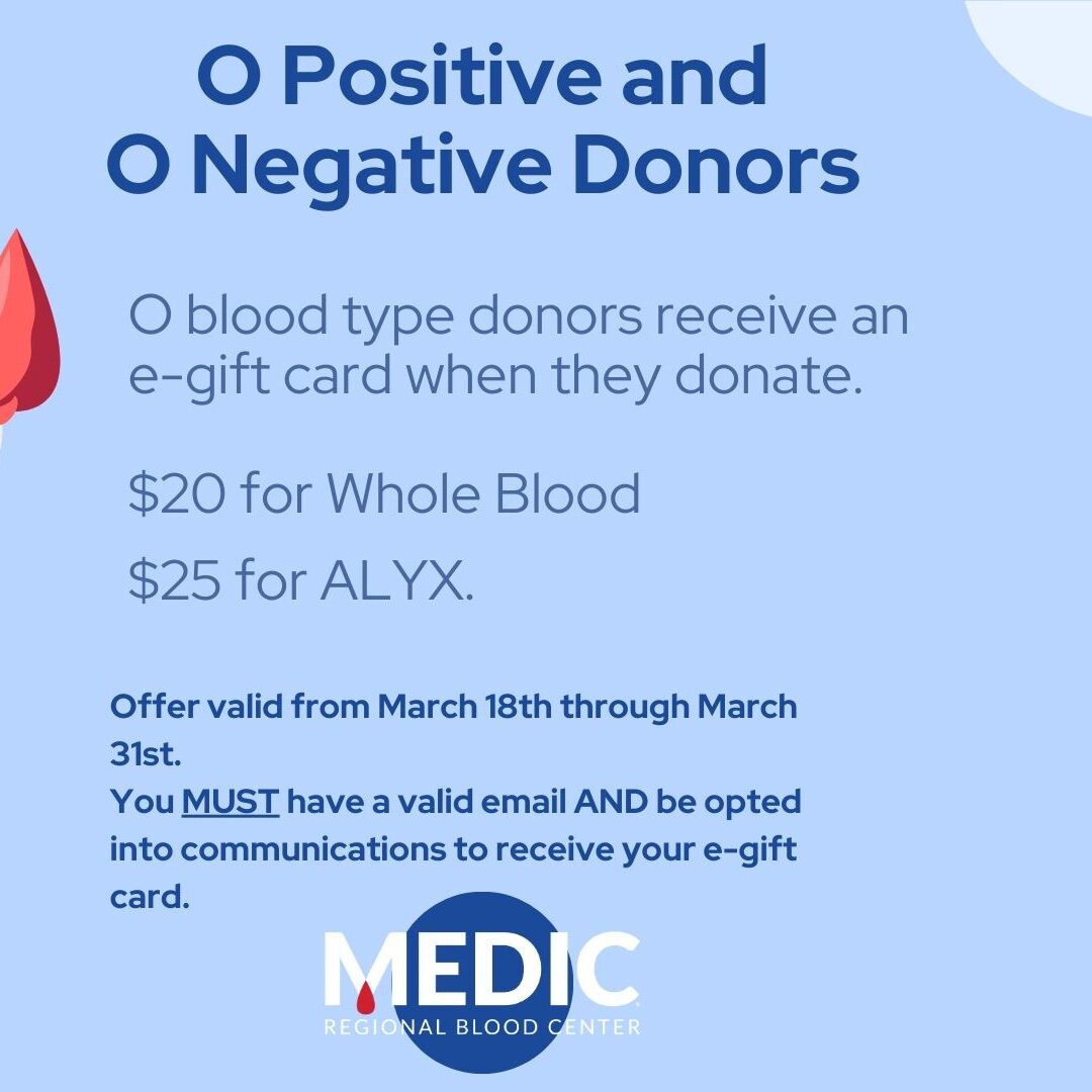 Home - MEDIC Regional Blood Center